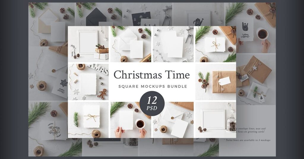Christmas Mockups Bundle SAVE 70% – MasterBundles