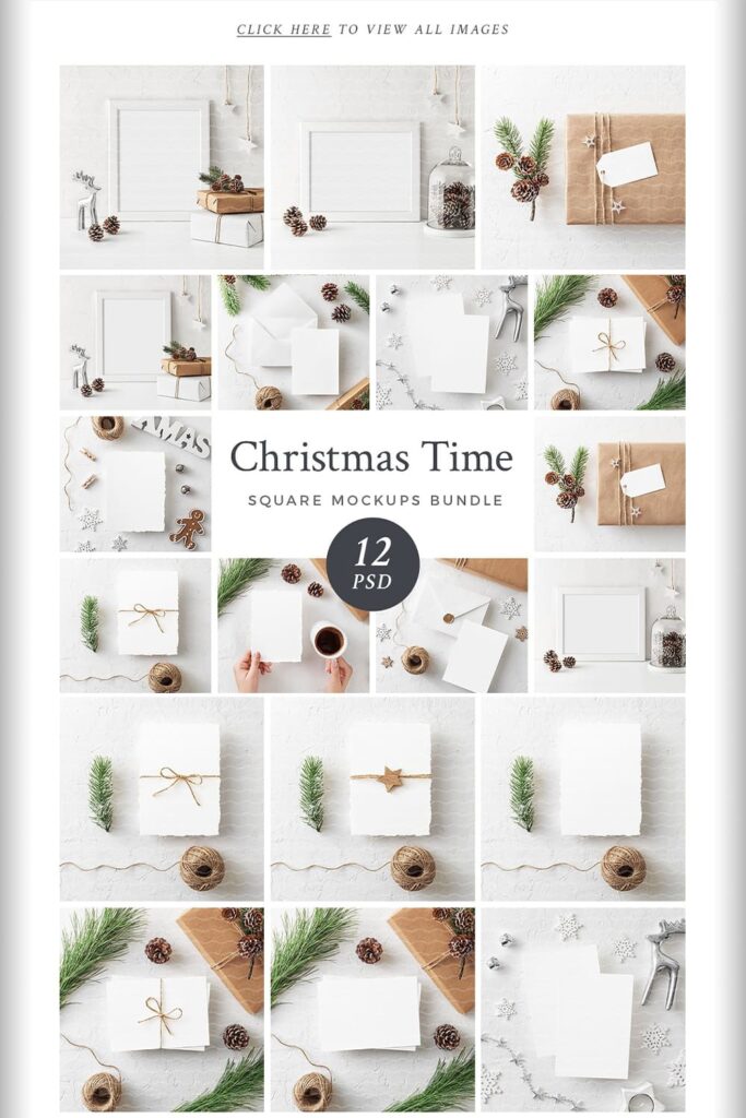 Christmas Mockups Bundle SAVE 70% – MasterBundles