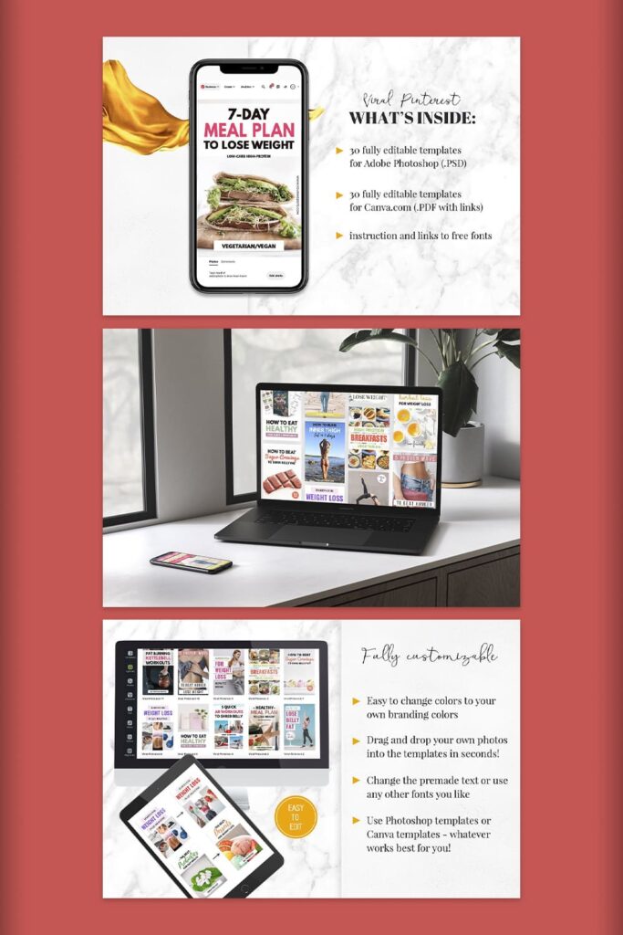 Viral Pinterest Templates Superpack | Master Bundles