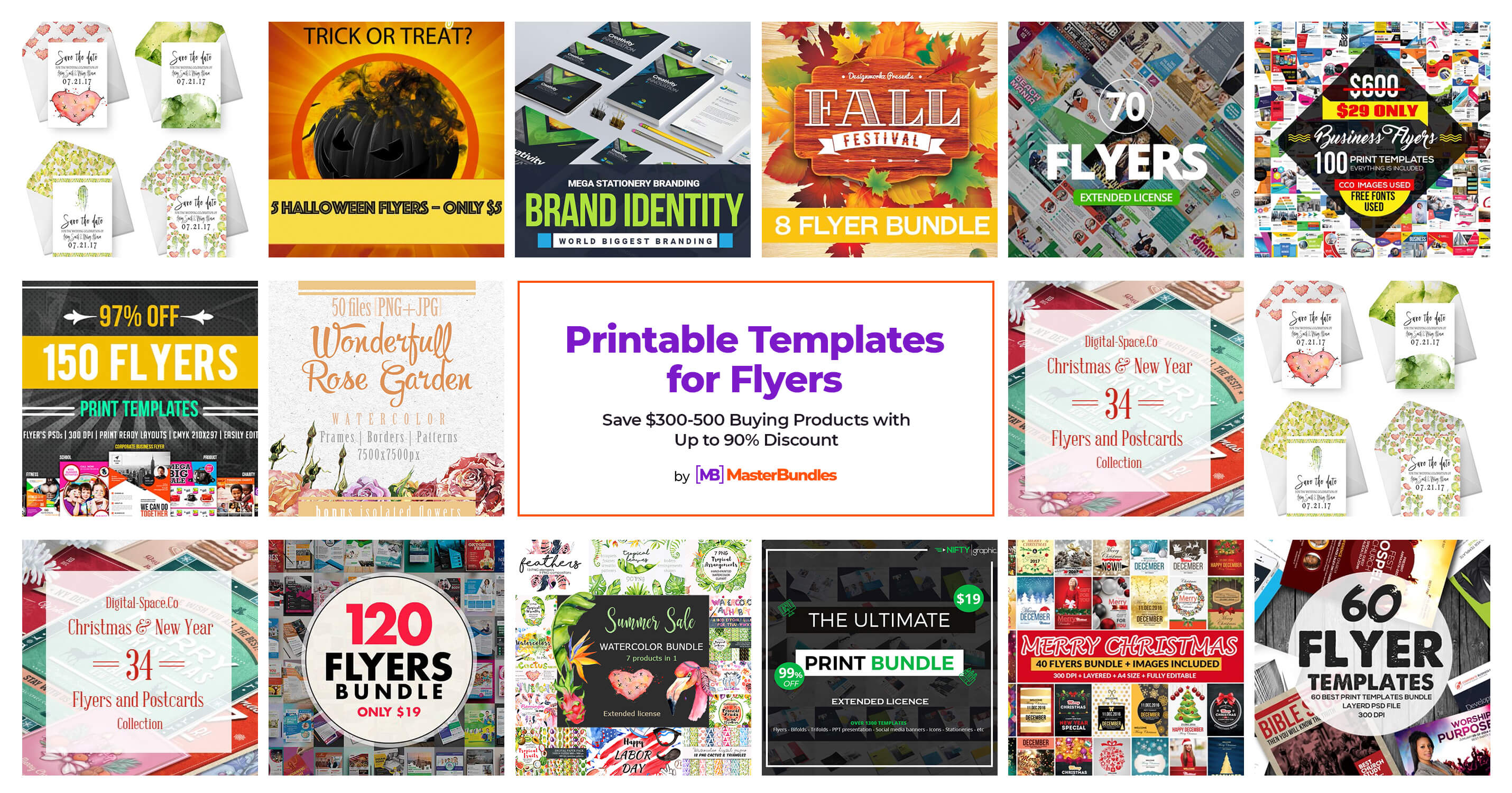 2701+ Printable Templates for Flyers 2025 - MasterBundles