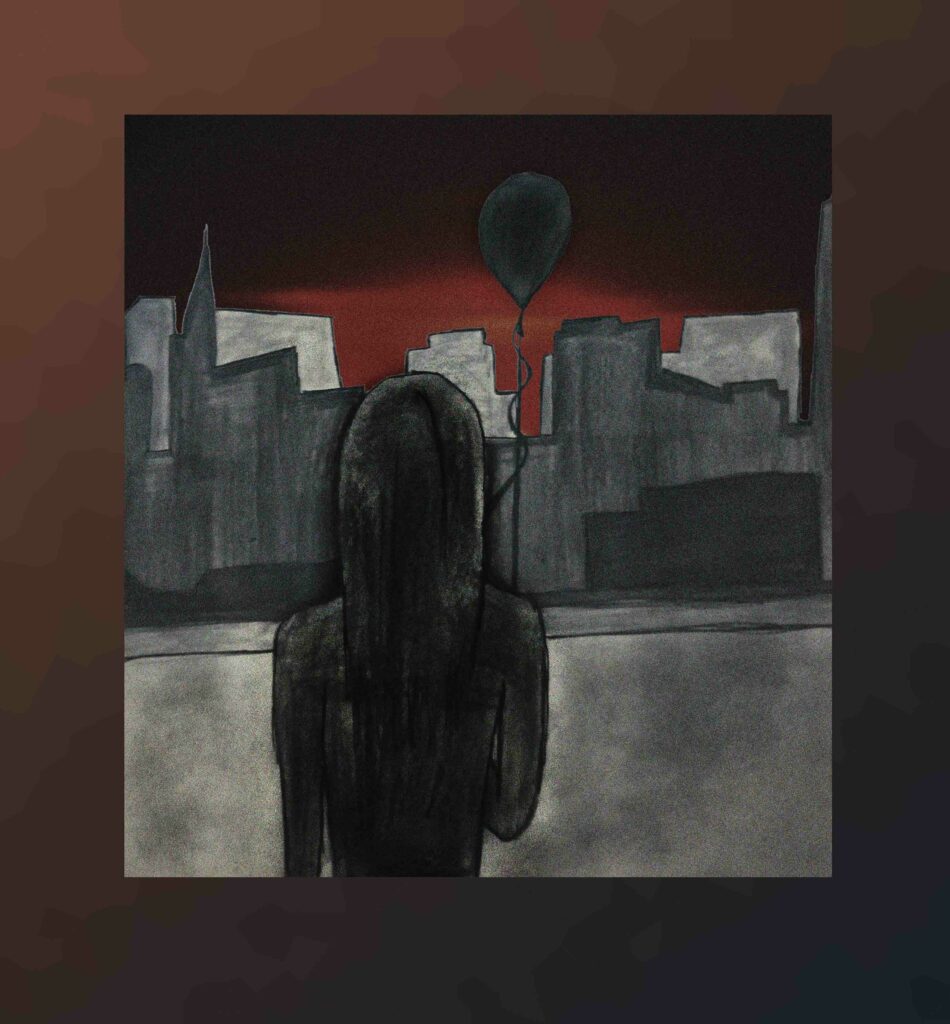 Depression and melancholy abstract paintings, drawings pack 1 ...