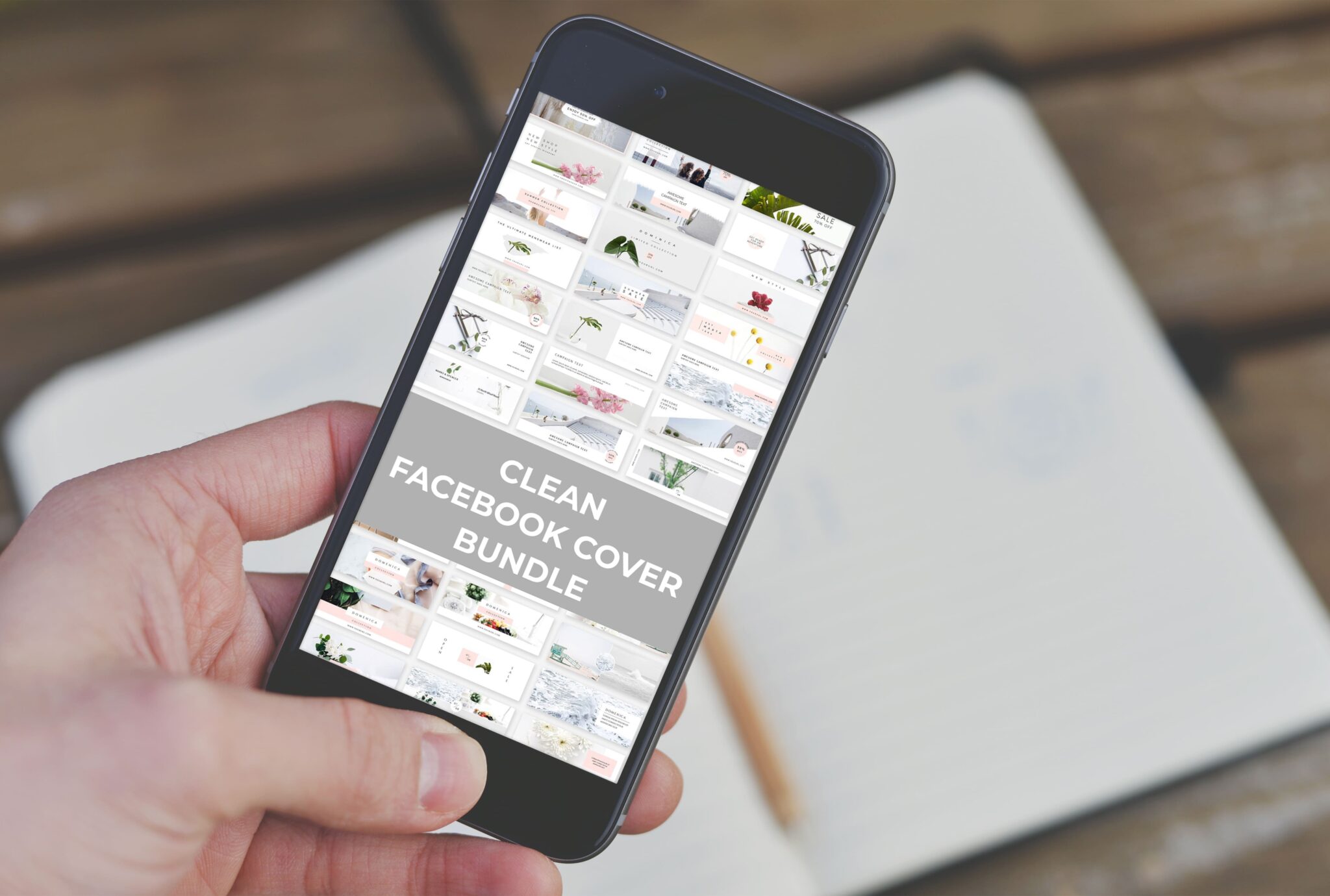Clean Facebook Cover Bundle – MasterBundles
