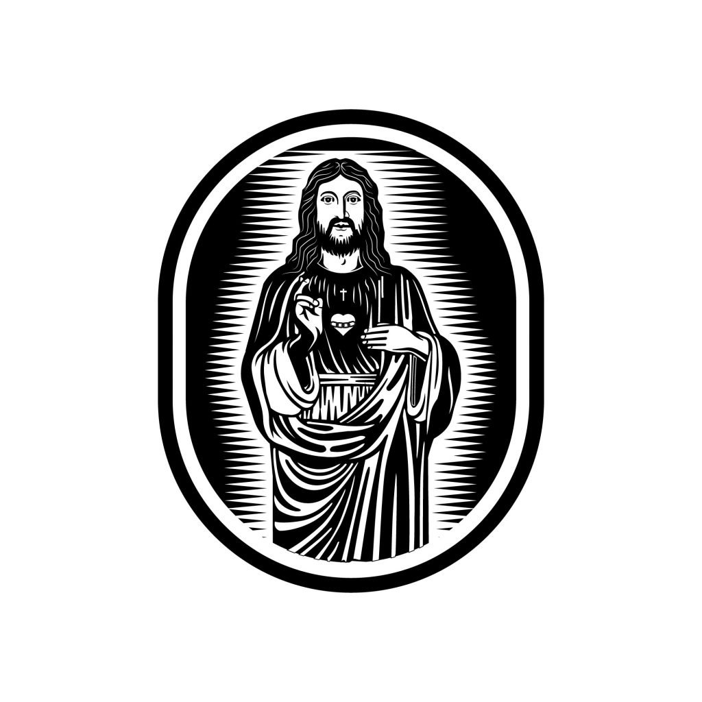 Jesus Christ Vector Graphic – MasterBundles