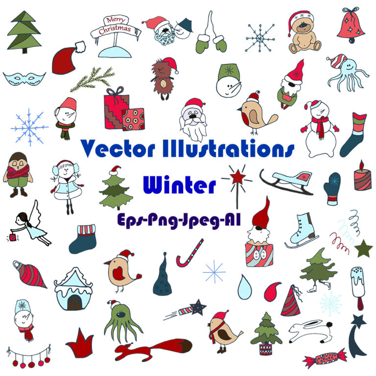 77 Spring doodles Vector Pack, Svg Doodles, Hand Drawn Doodle Clipart ...