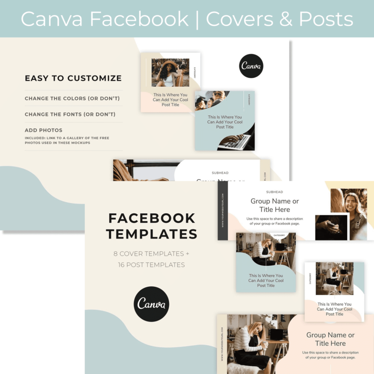 Canva Facebook | Covers & Posts – MasterBundles
