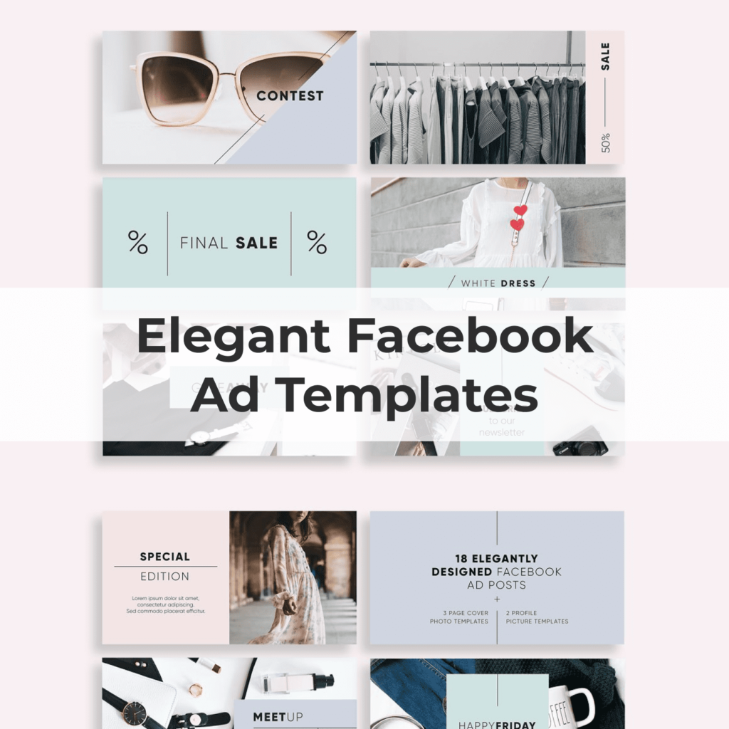 Elegant Facebook Ad Templates – MasterBundles