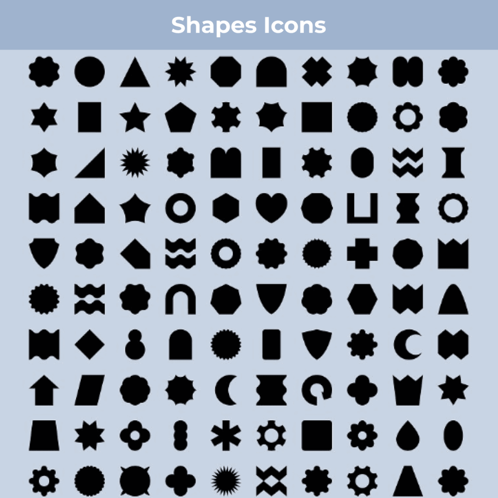 Shapes Icons – MasterBundles
