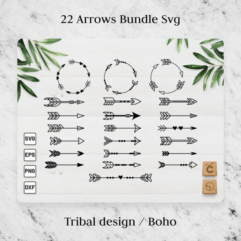 22 Arrows Bundle Svg – MasterBundles