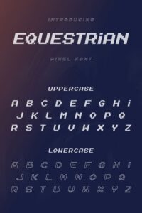 Equestrian Pixel Font – MasterBundles