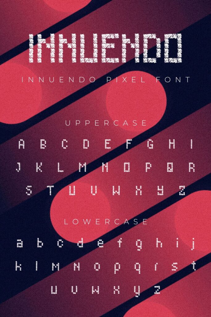 Innuendo Pixel Font – MasterBundles