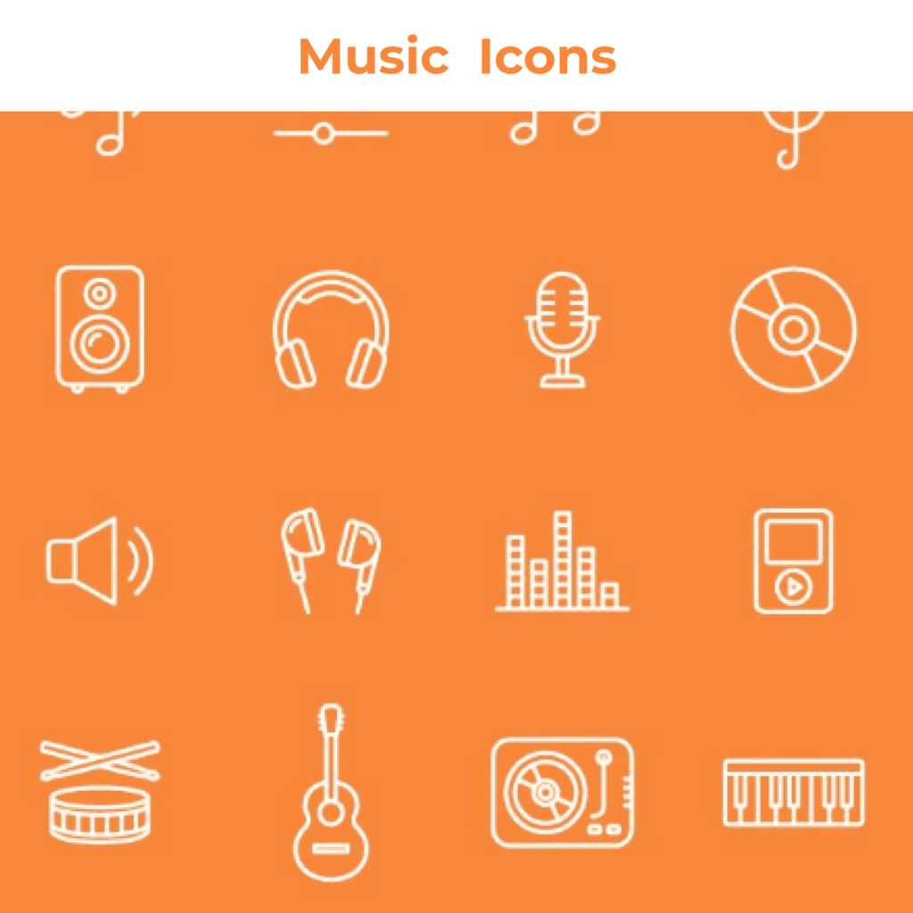 Music Icons – MasterBundles