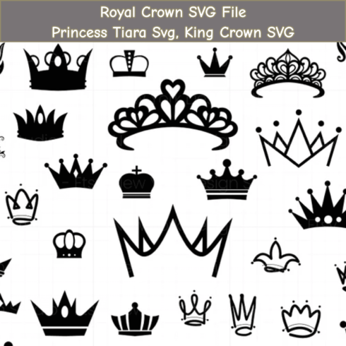 Princess Tiara Svg Files – MasterBundles