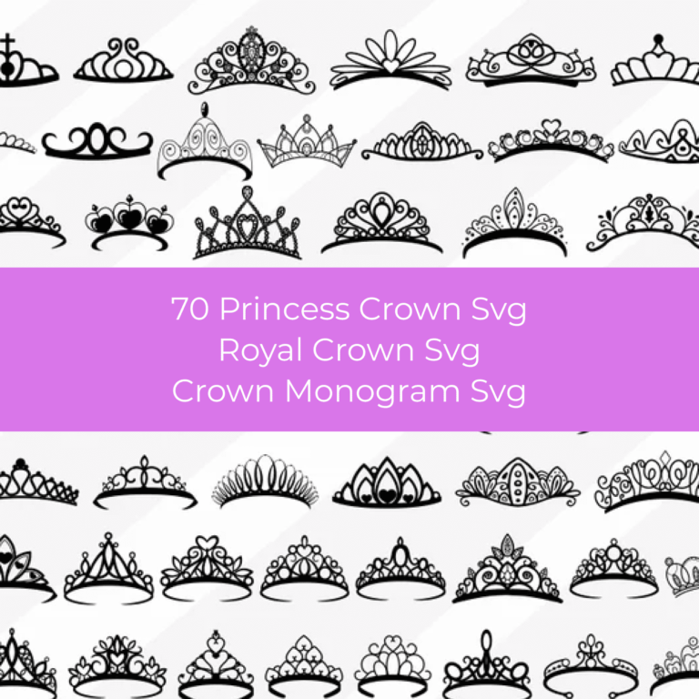 Princess Tiara Svg Files – MasterBundles