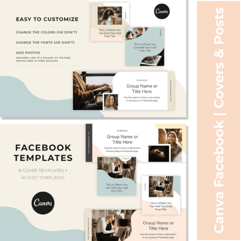 Canva Facebook | Covers & Posts – MasterBundles
