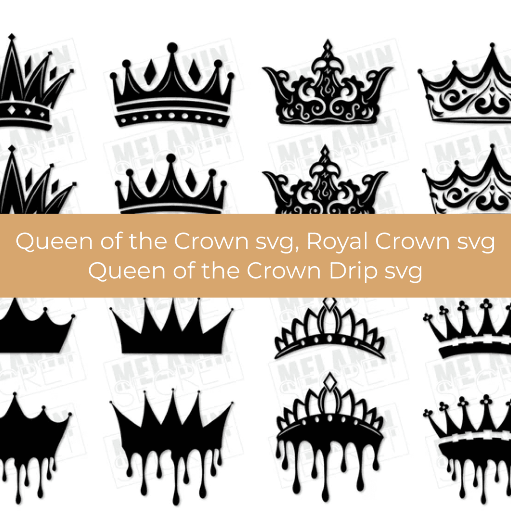 Crown Drip Svg Files – MasterBundles