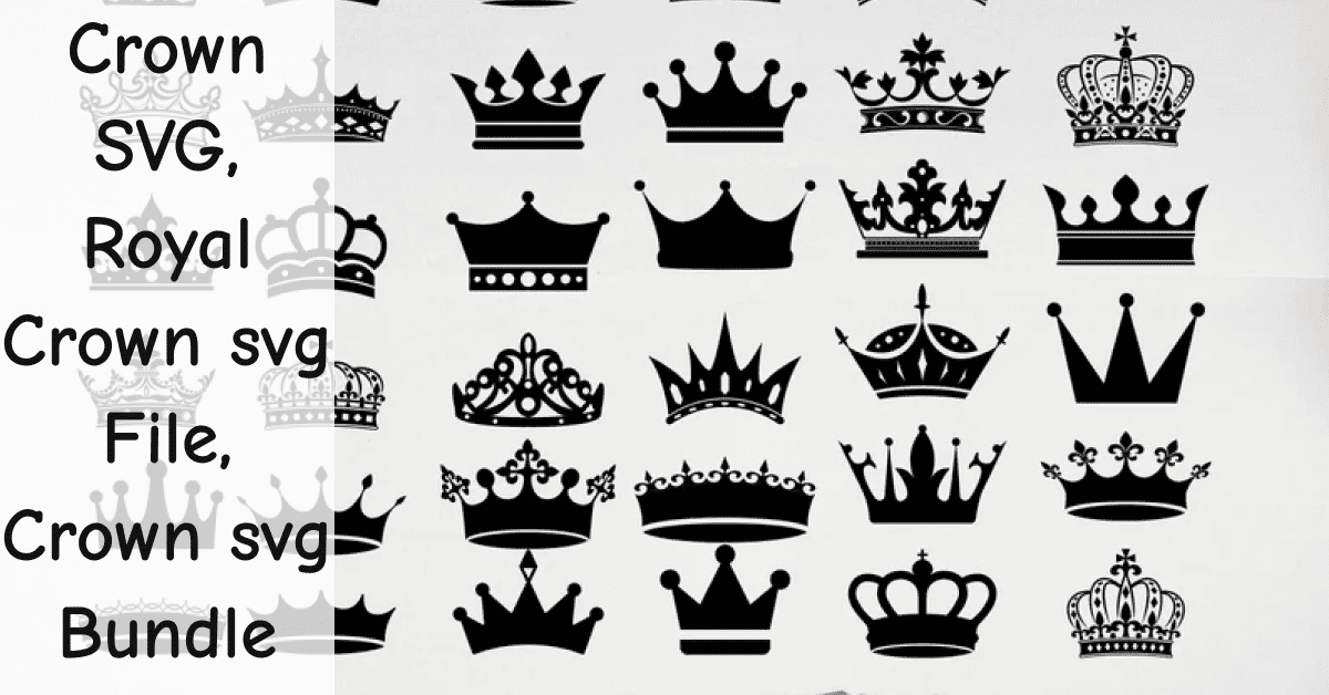 Royal Crown SVG Bundle – MasterBundles