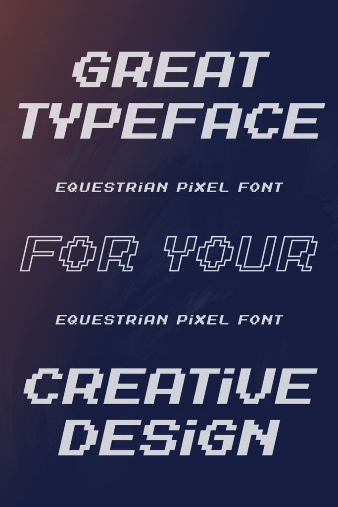 Equestrian Pixel Font – MasterBundles
