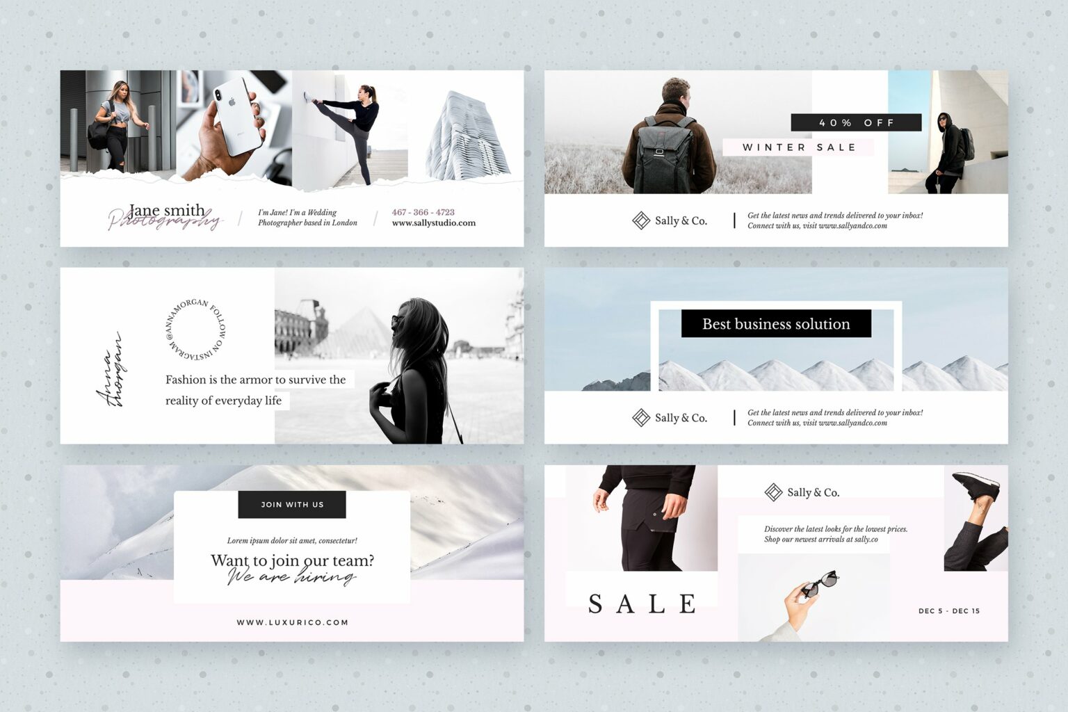Modern Facebook Cover Pack - Canva – MasterBundles