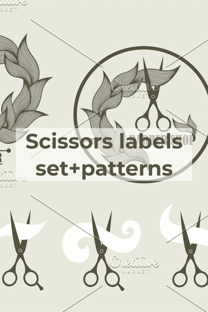 Boho Scissors Labels and Patterns – MasterBundles
