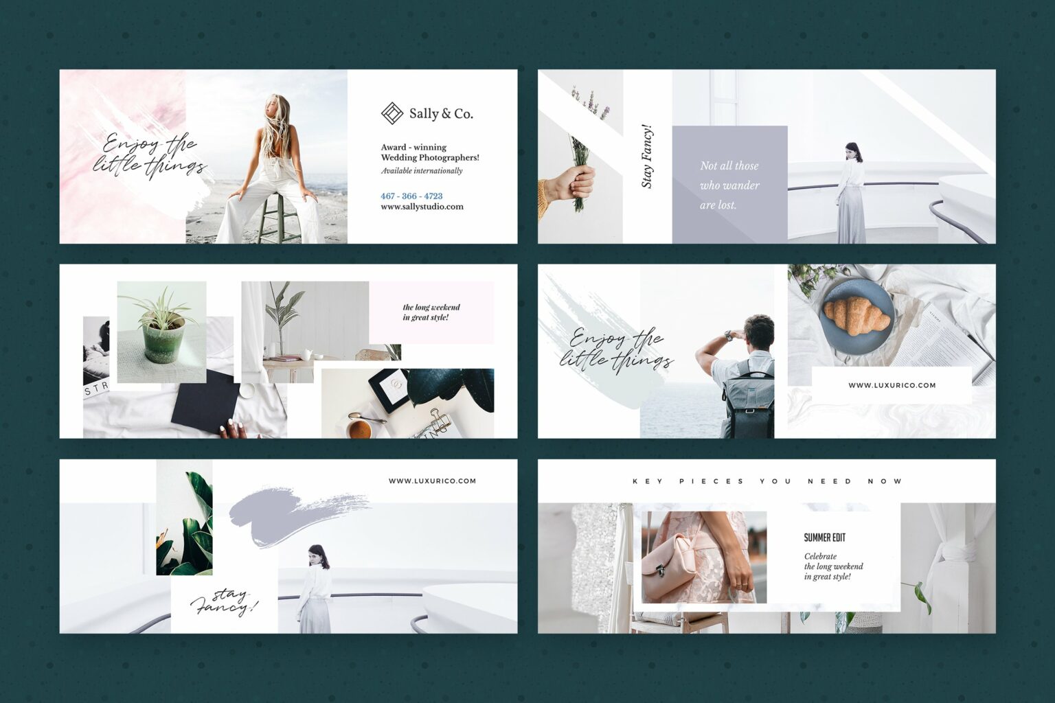 Modern Facebook Cover Pack - Canva – MasterBundles