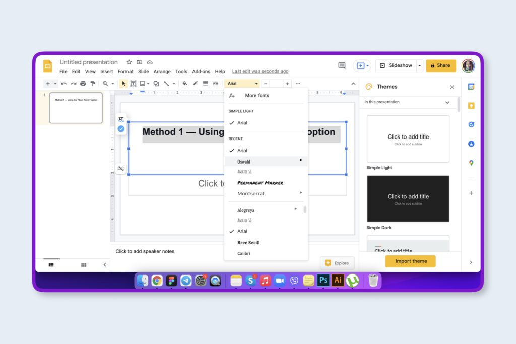 How to Add Fonts to Google Docs and Google Slides