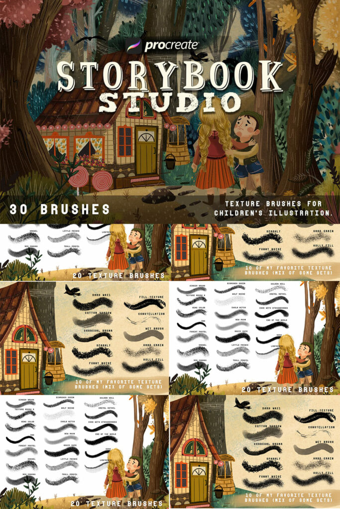 Storybook studio for Procreate – MasterBundles