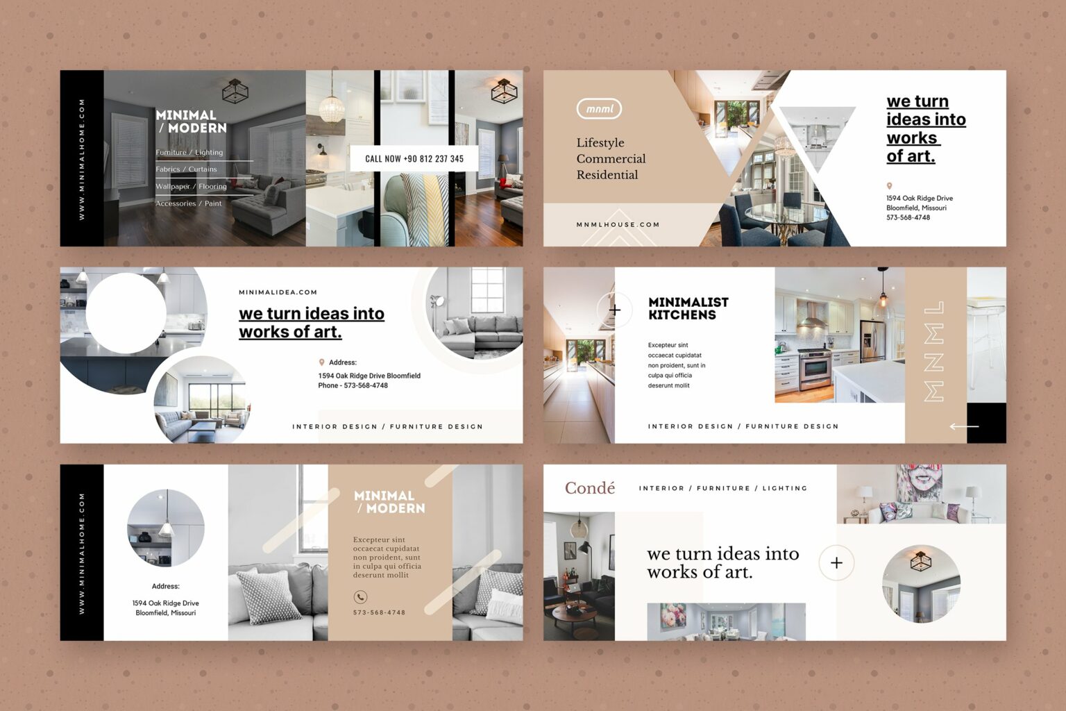 Modern Facebook Cover Pack - Canva – MasterBundles