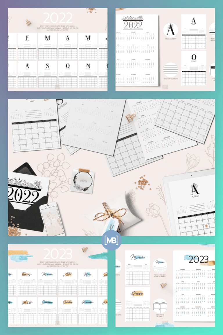 15+ Editable Calendar Templates To Keep Track Of Important Dates and Events