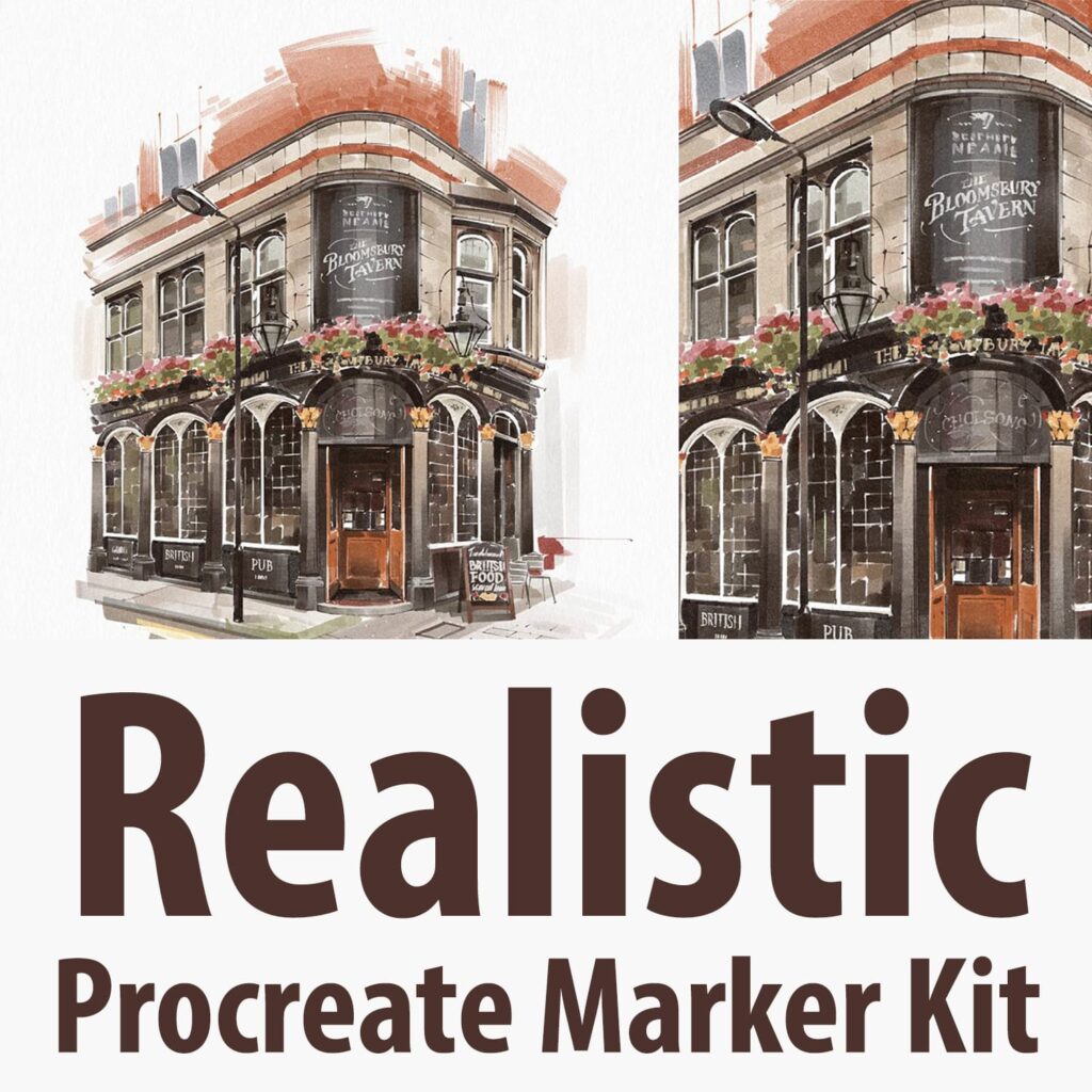 Realistic Procreate Marker Kit – MasterBundles