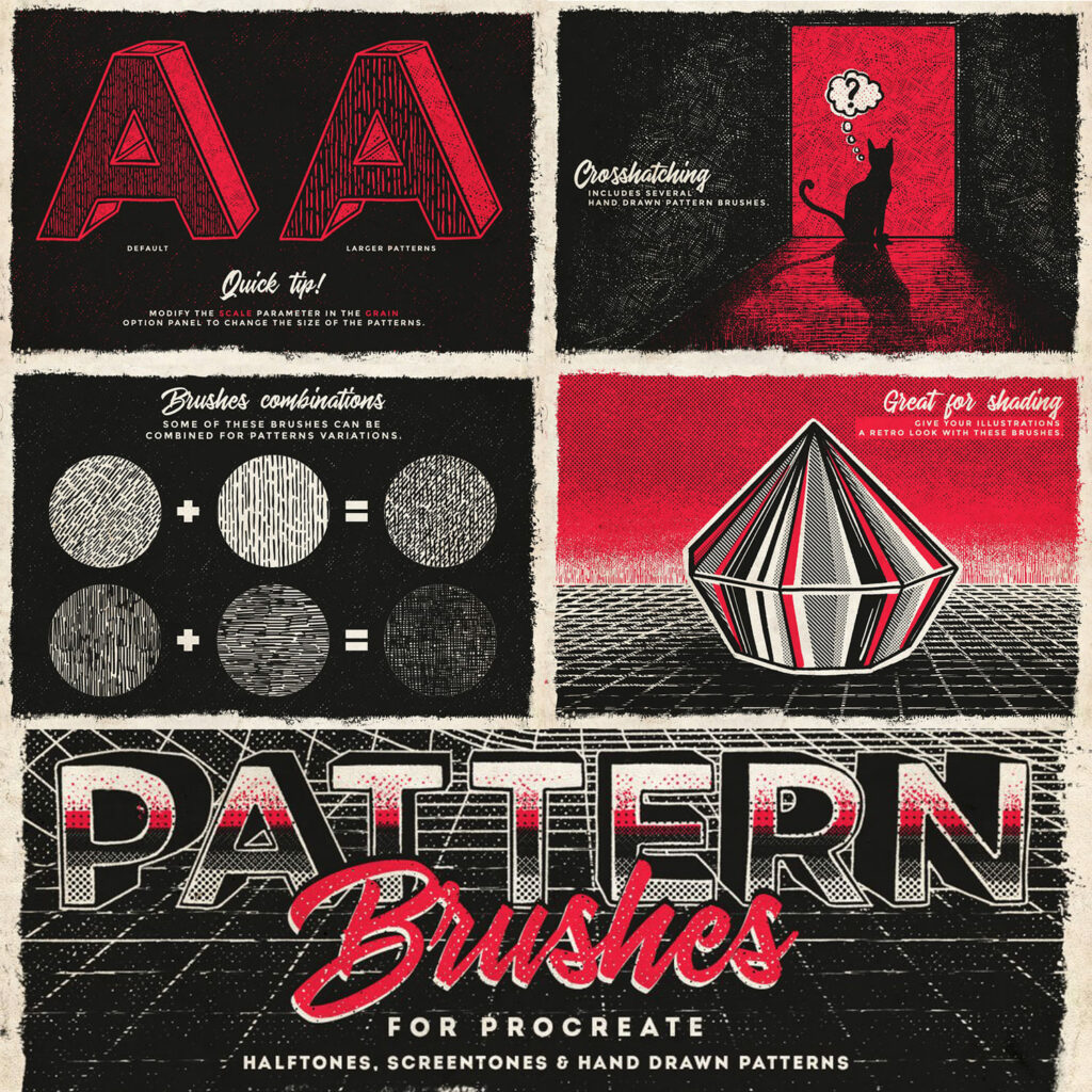 Pattern Procreate Brushes – MasterBundles