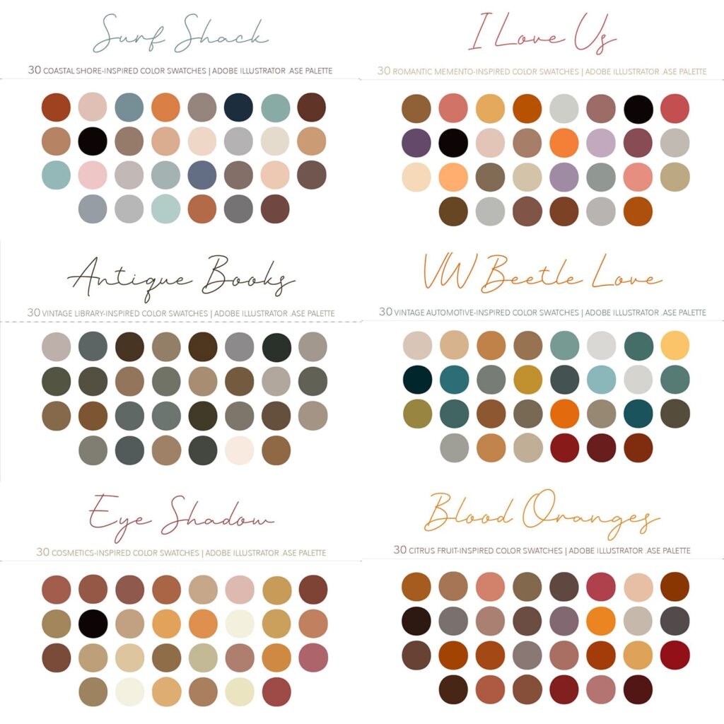 Illustrator Color Palette Bundle V2 – MasterBundles