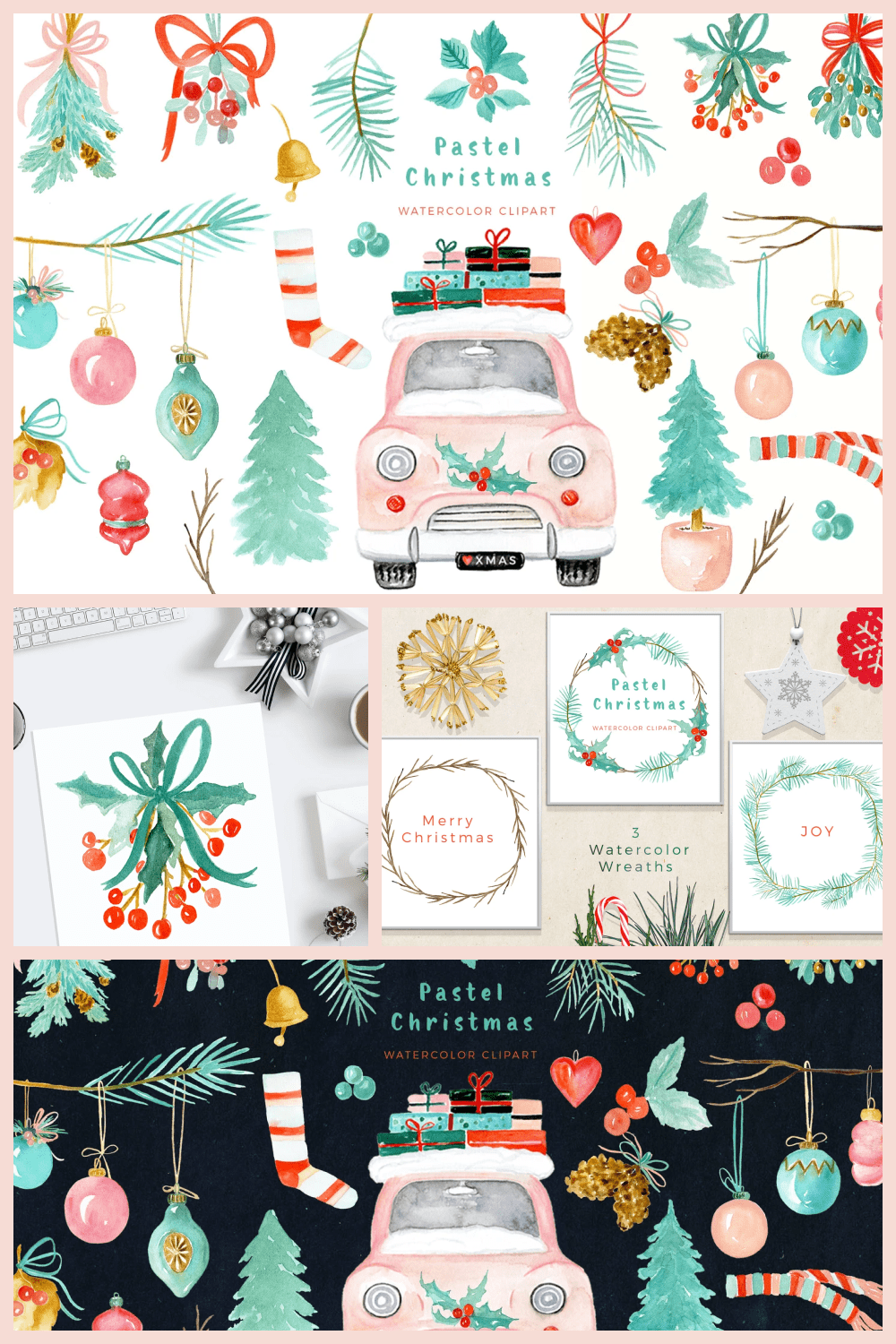 Visual Arts Craft Supplies & Tools Holiday Clipart Reindeer Clipart ...