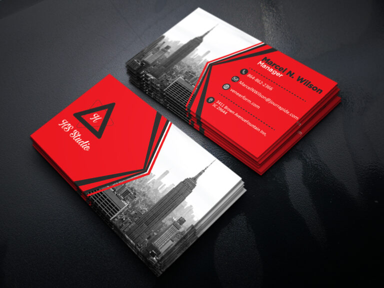 Corporative Business Card Templates In 4 colors - MasterBundles