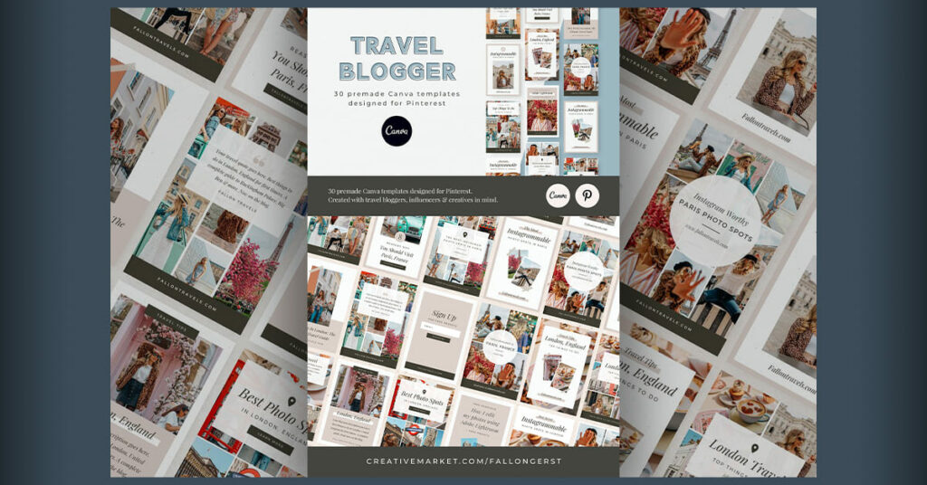 Travel Blogger Pinterest Bundle | Master Bundles