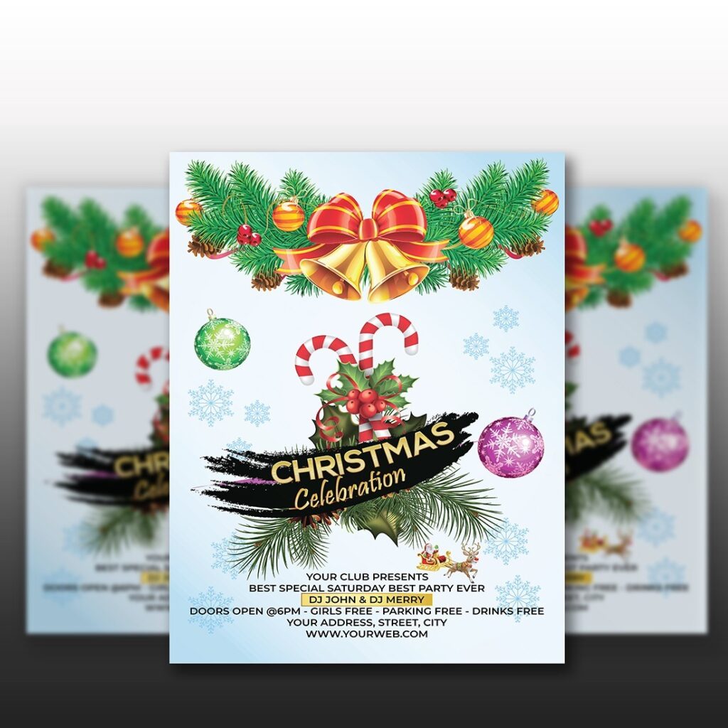 Christmas Celebration Flyer - MasterBundles