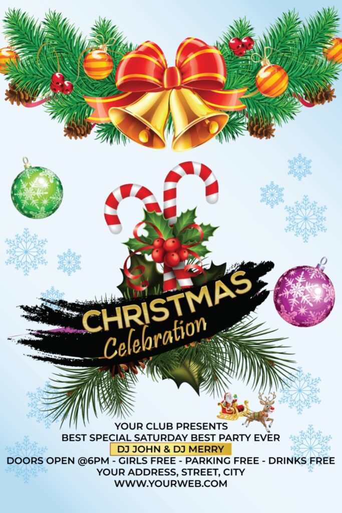 Christmas Celebration Flyer - MasterBundles