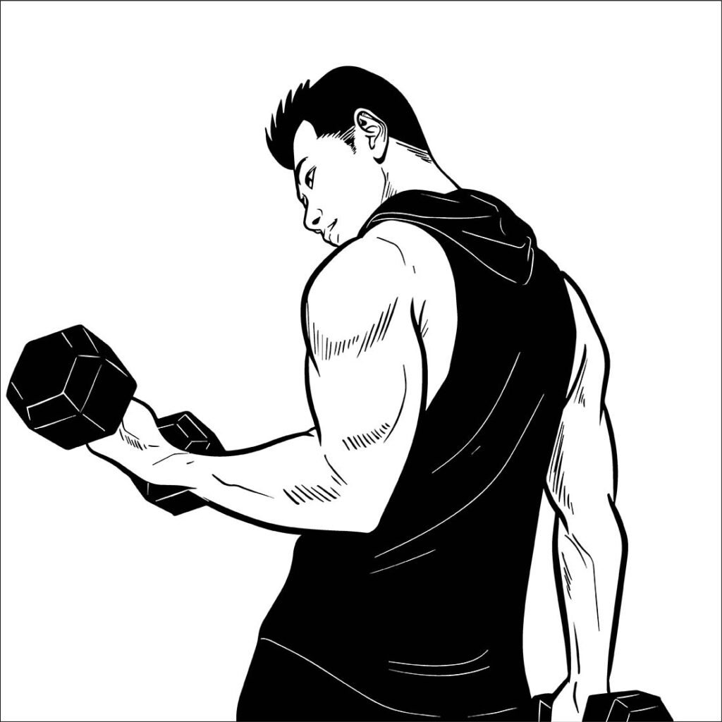 10 active man illustrations - MasterBundles