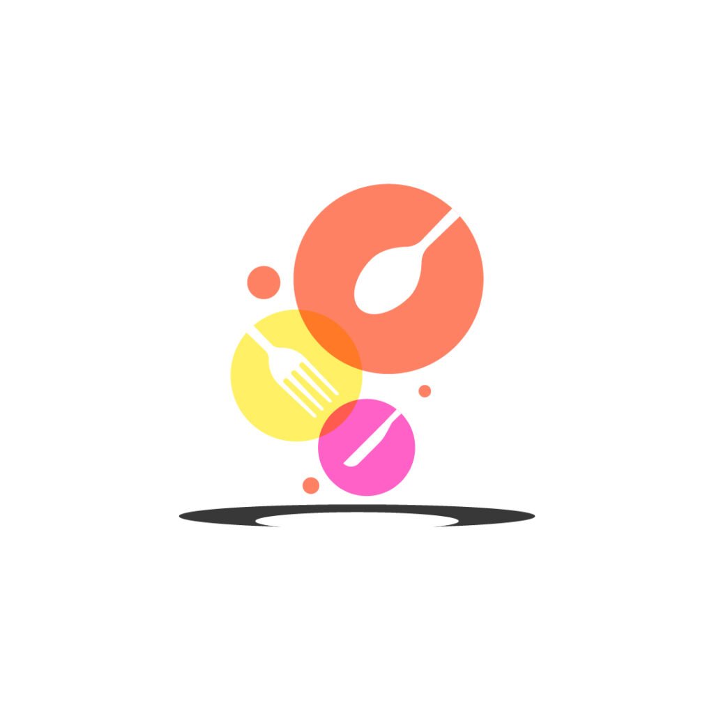 Eat Up 3 Style Food Avenue Logo Collection - MasterBundles