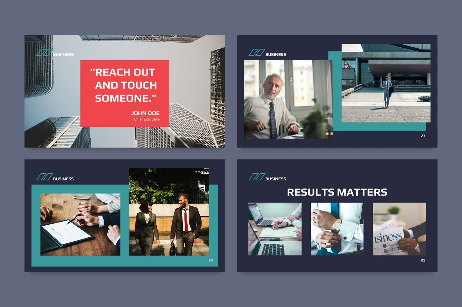 Business Consultant PowerPoint Presentation Template – MasterBundles