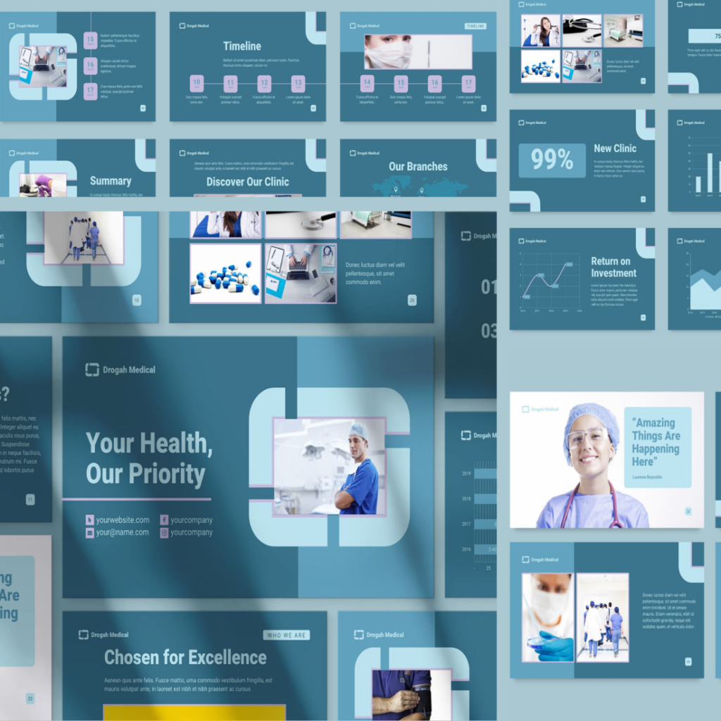 Clinic PowerPoint Presentation Template – MasterBundles