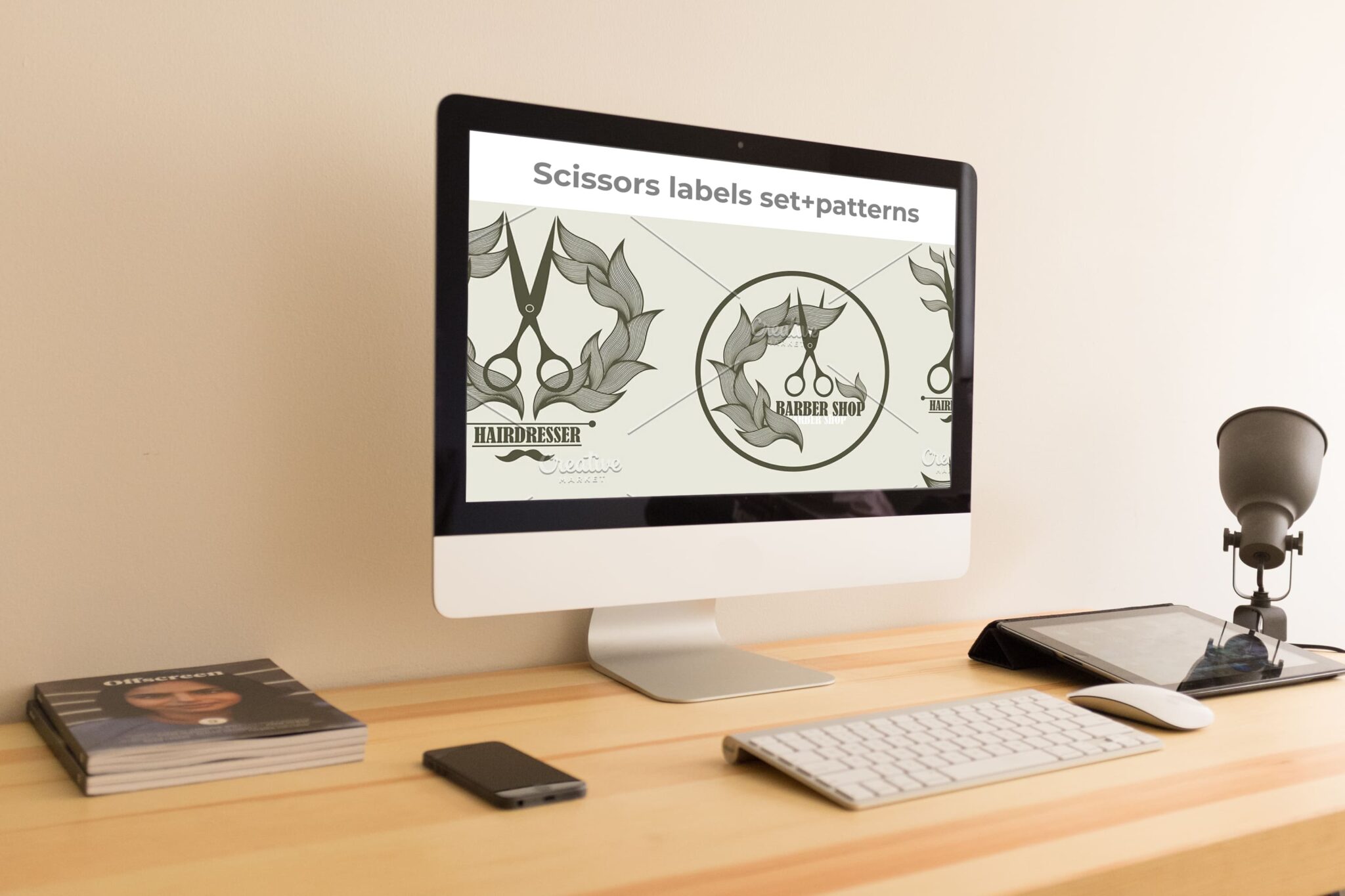 Boho Scissors Labels and Patterns – MasterBundles