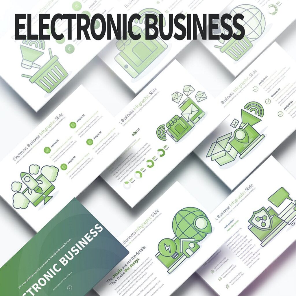 Electronic Business-PowerPoint Infographics Slides - MasterBundles