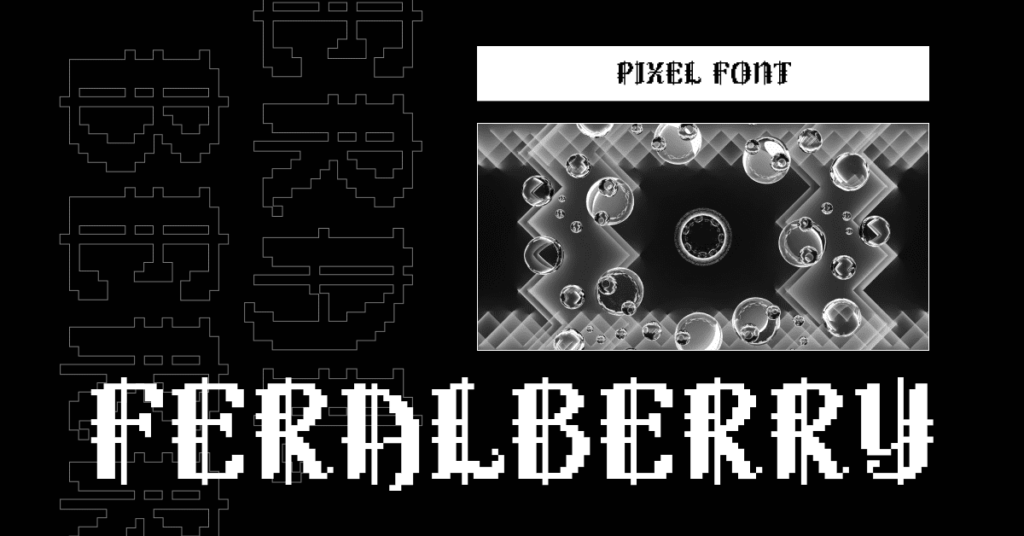 Feralberry Pixel Font – MasterBundles