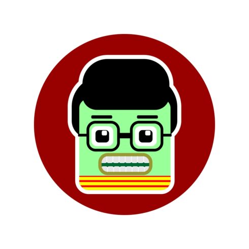 12 set square flat avatar icon - MasterBundles