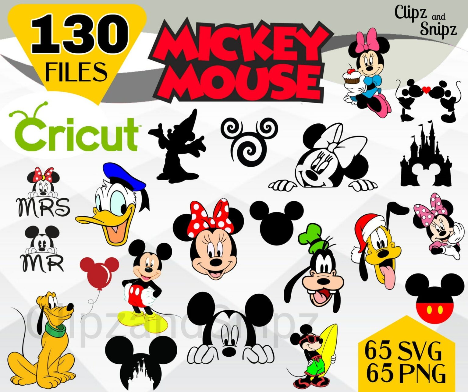 Mickey Mouse SVG Bundle PNG – MasterBundles