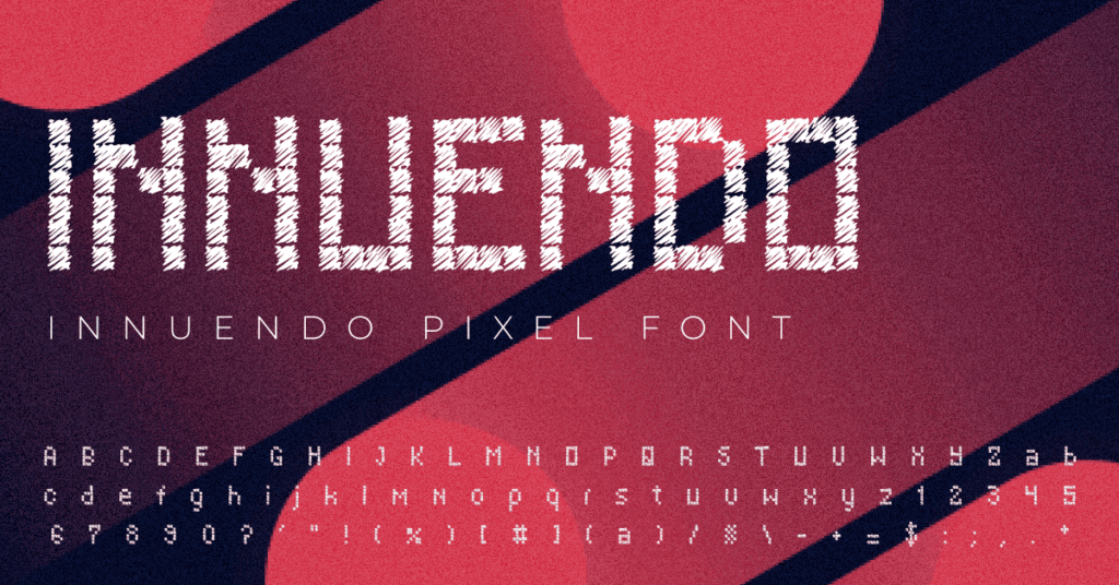 Innuendo Pixel Font – MasterBundles