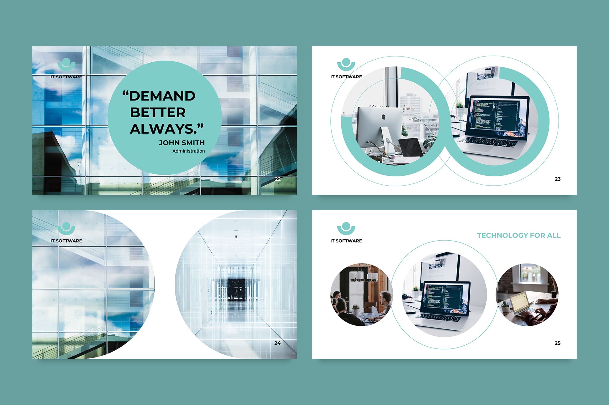 IT Software PowerPoint Presentation Template | Master Bundles