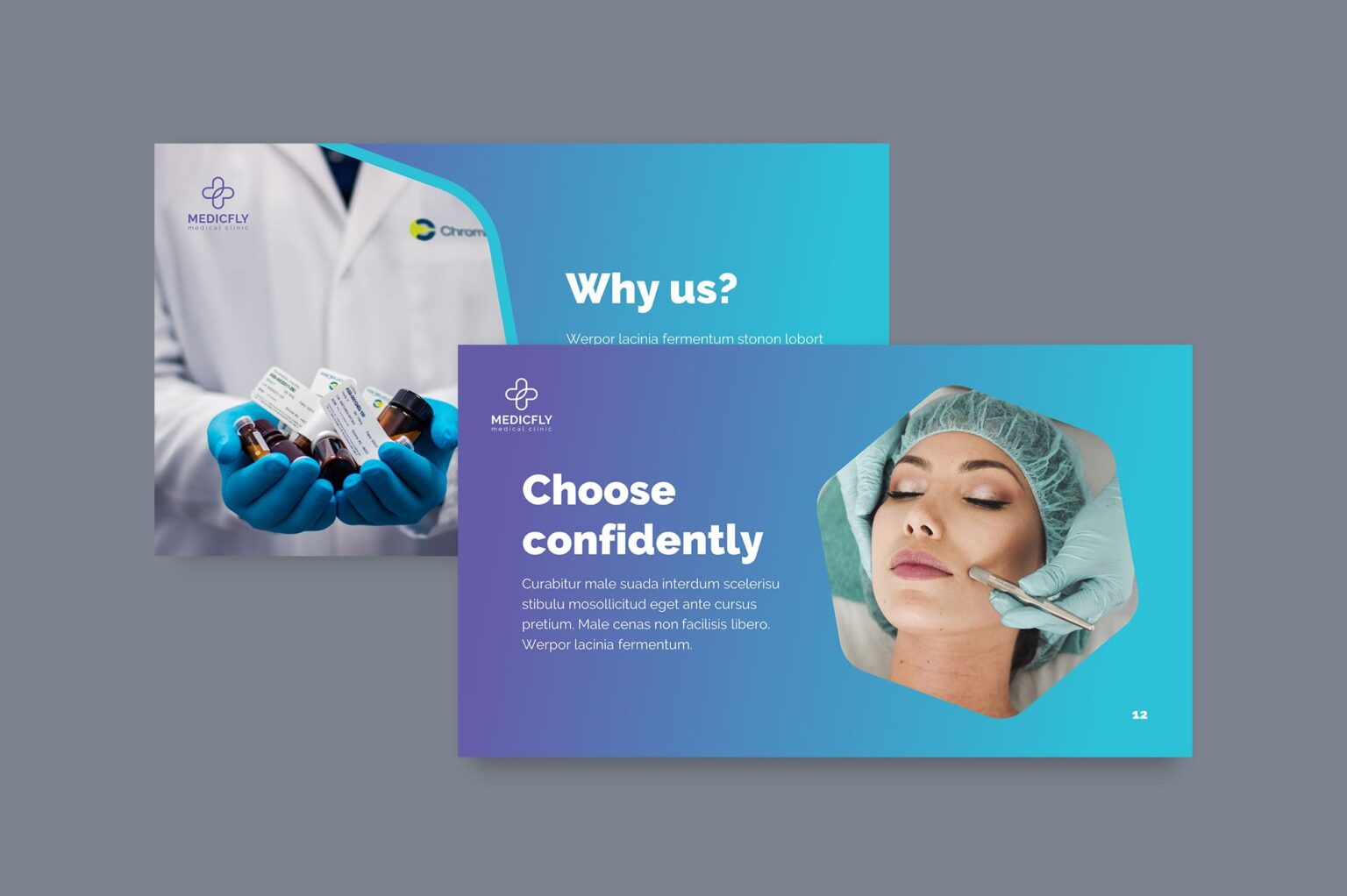 Medical Clinic PowerPoint Presentation Template – MasterBundles