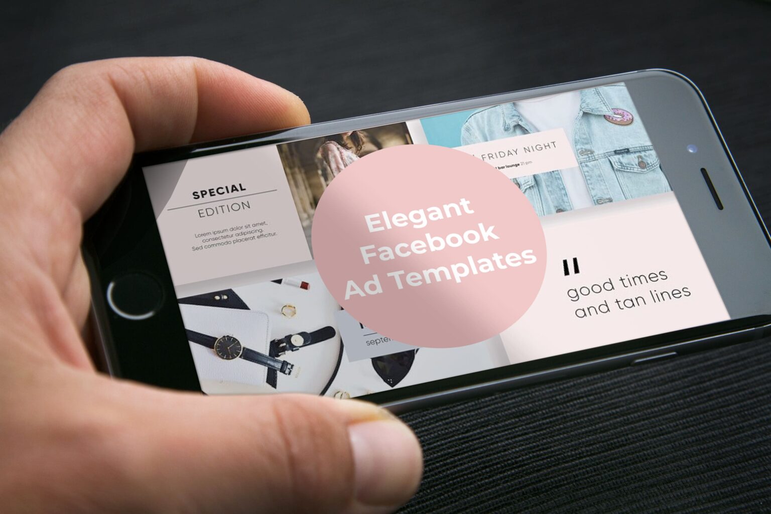 Elegant Facebook Ad Templates – MasterBundles