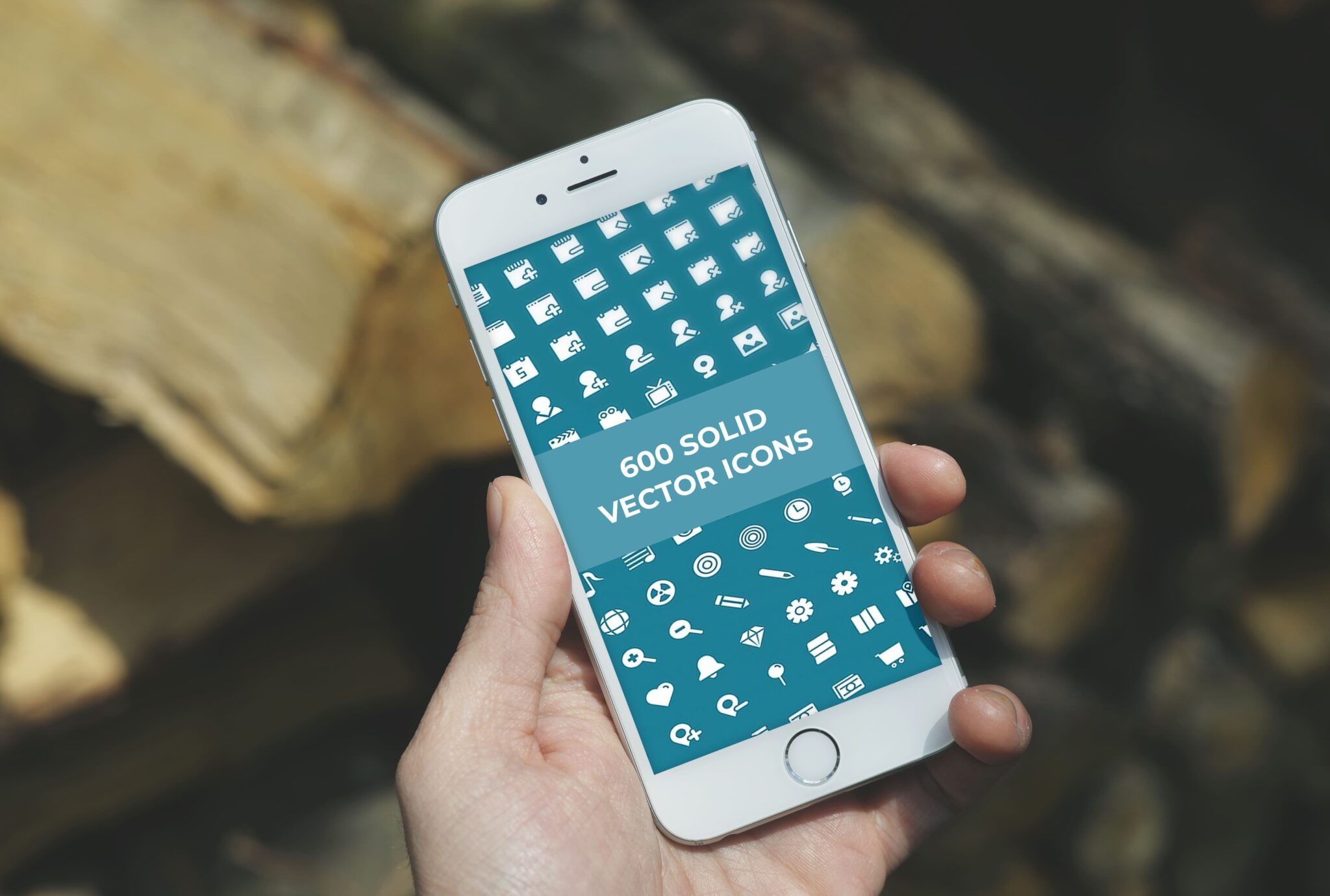 600 Solid Vector Icons – MasterBundles
